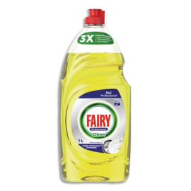 FAIRY Liquide Vaisselle main, formule professionnelle concentrée 1 Litre. Parfum citron ...